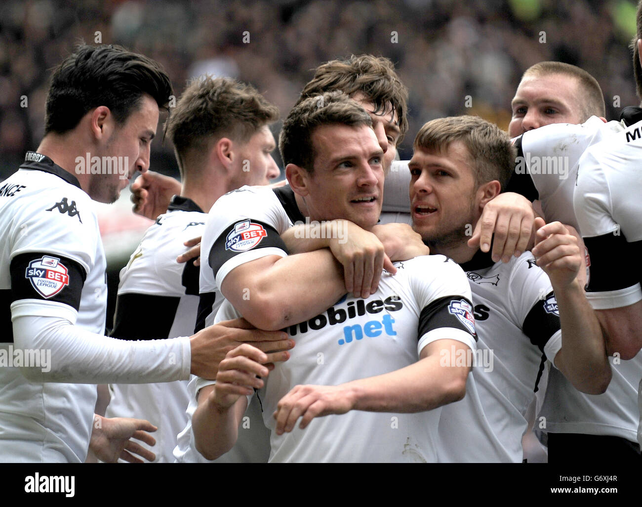 Derby County's Craig Bryson celebrates scoring his teams second goal of ...