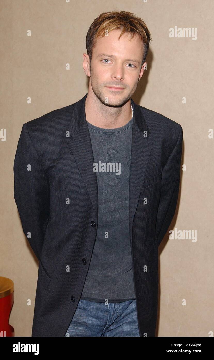Singer and former Fame Academy contestant James Fox arrives for the ...