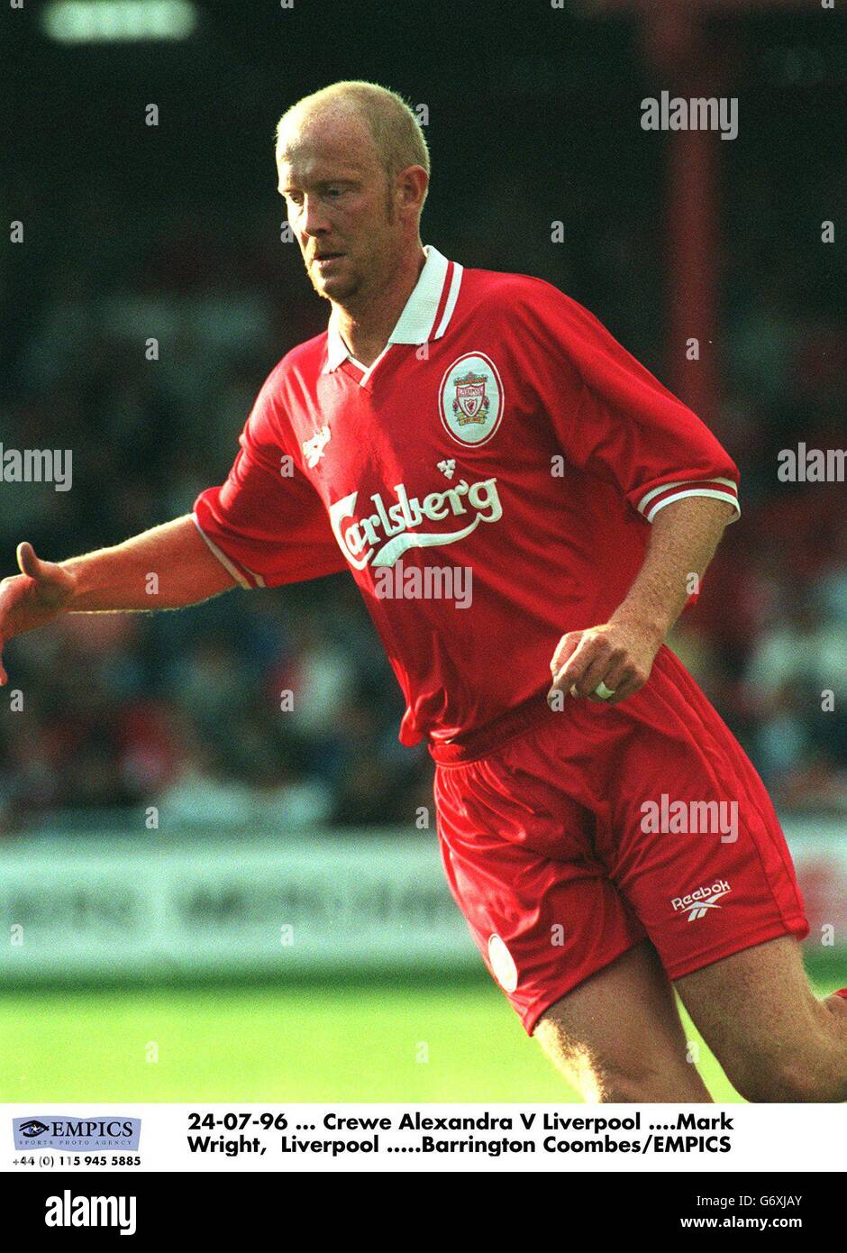 Crewe Alexandra V Liverpool. Mark Wright, Liverpool Stock Photo - Alamy