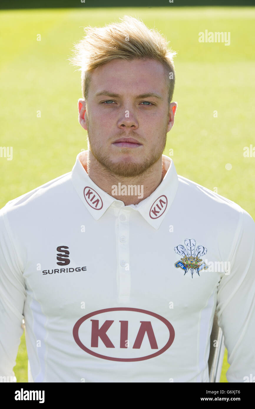 Cricket surrey county cricket club photocall kia oval hi-res stock ...