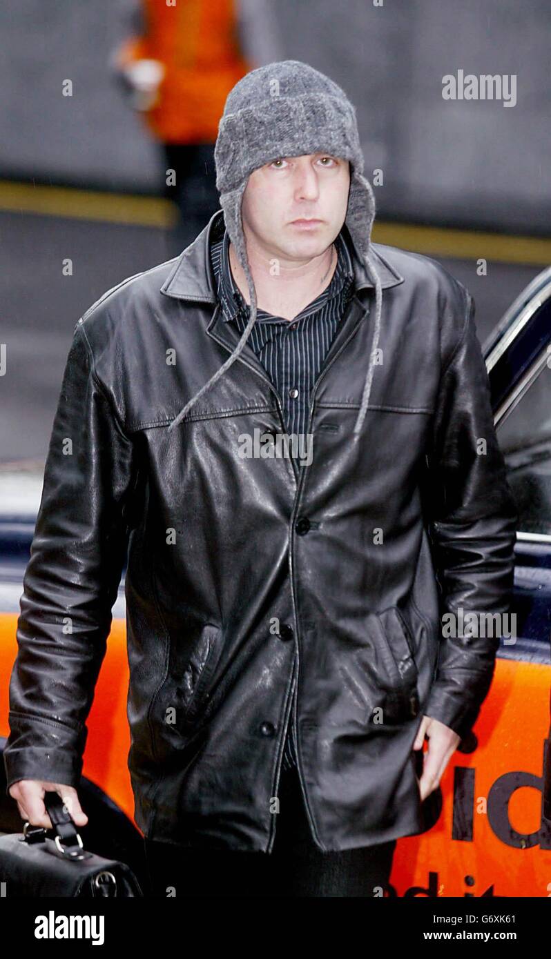 David Chick, also known as spiderman, from Brighton in Sussex, arrives ...