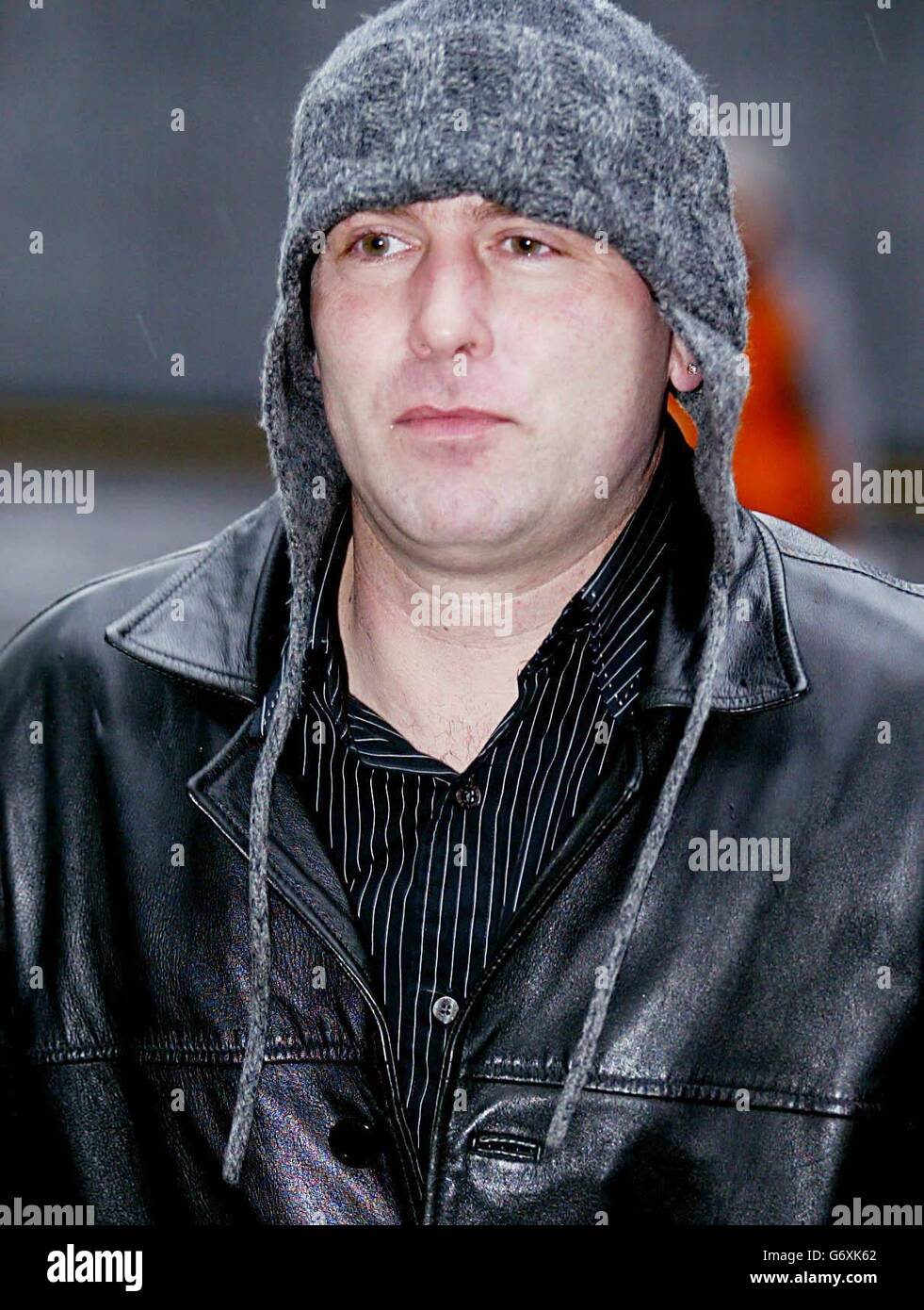 David Chick, also known as spiderman, from Brighton in Sussex, arrives ...