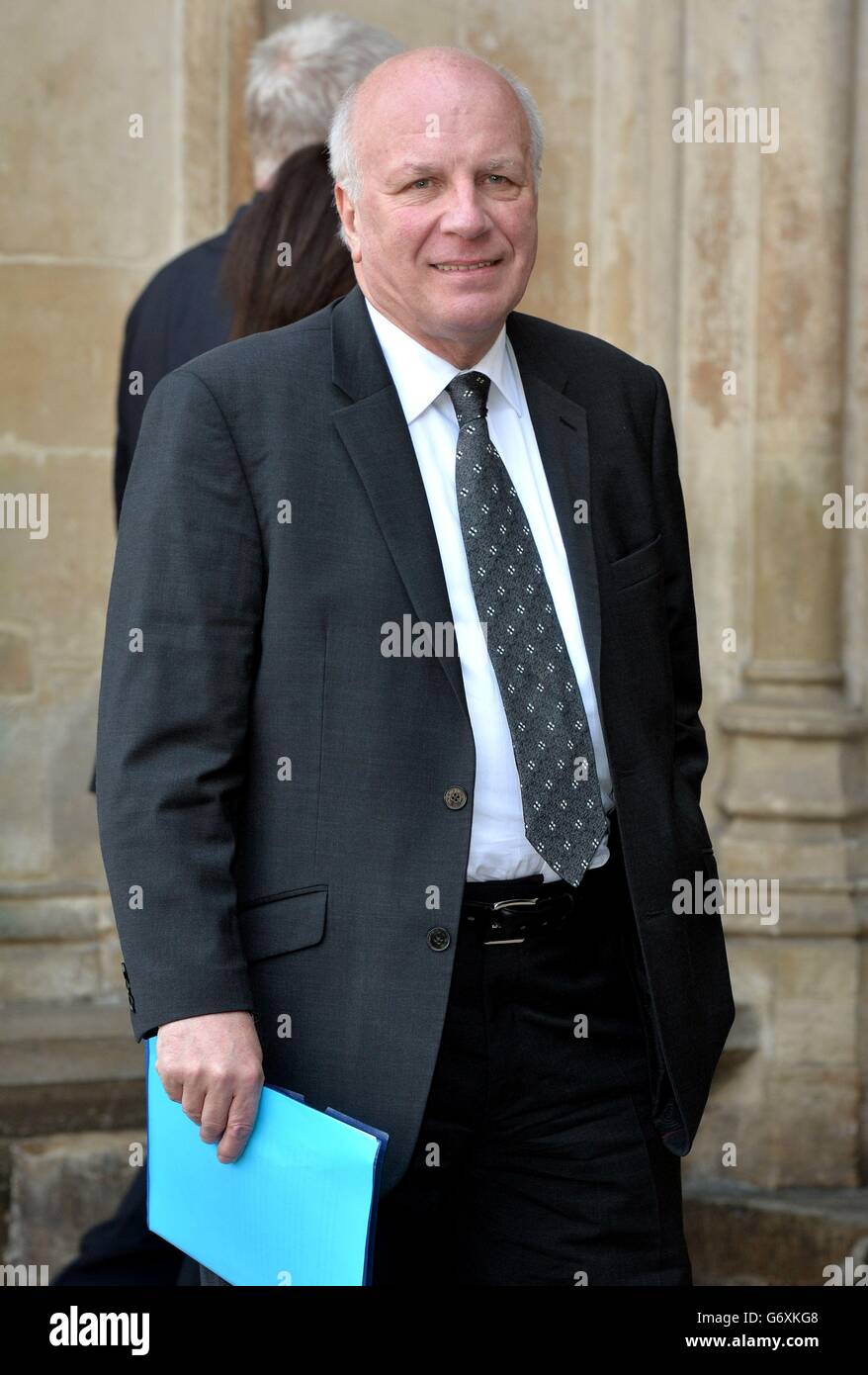 Greg Dyke attends a service to celebrate the life of Sir David Frost at ...