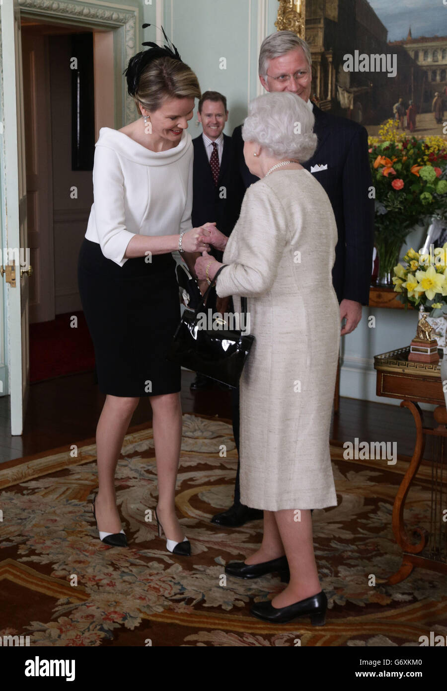King Philippe and Queen Mathilde of Belgium in London Stock Photo - Alamy