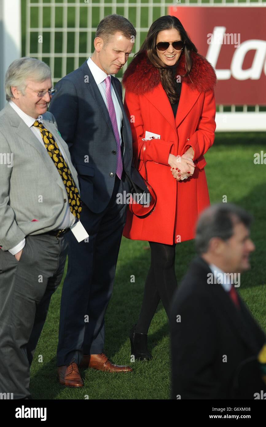 TV Presenter Jeremy Kyle (left) in the parade ring during St Patrick's ...