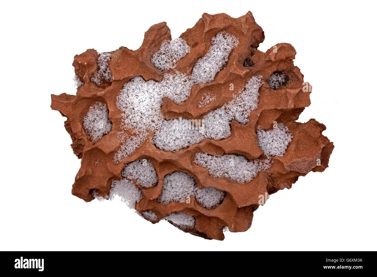 Weathered sandstone Utah, with snow Stock Photo - Alamy