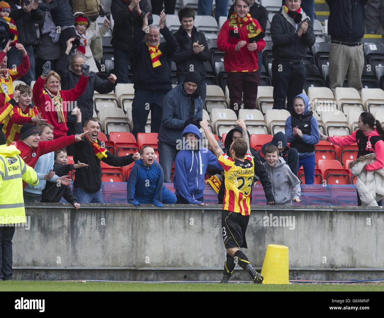 Partick thistle stadium fans hi-res stock photography and images - Alamy