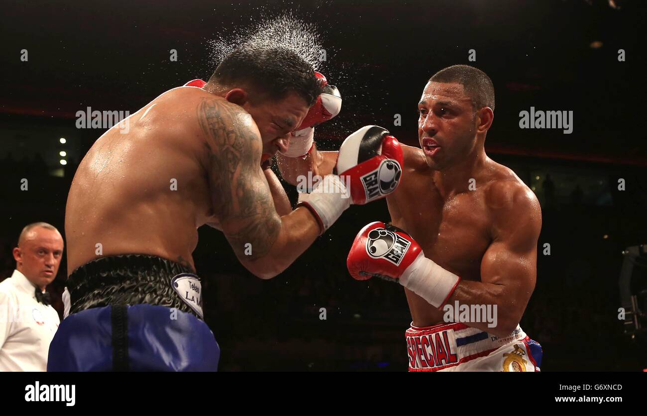 Boxing - Echo Arena Liverpool. Kell Brook (right) in action against ...
