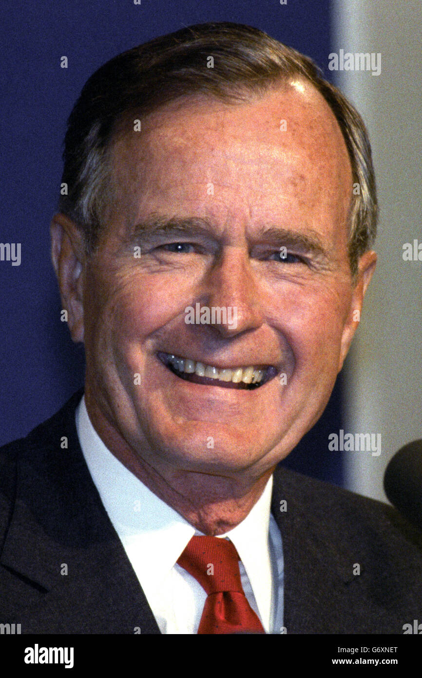 George bush 1991 hi-res stock photography and images - Alamy