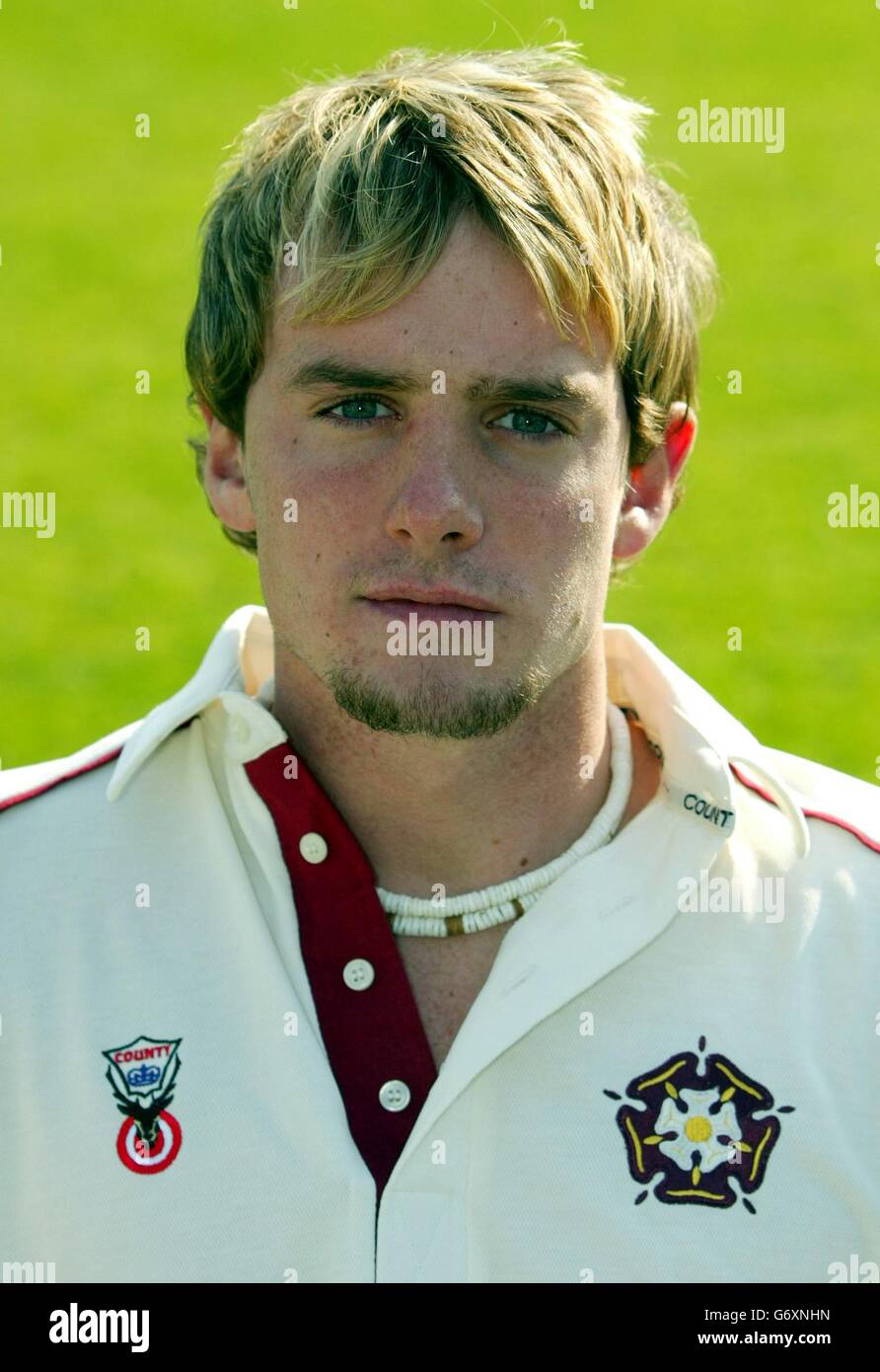 Northamptonshire Cricket Club. Richard King of Northamptonshire Cricket Club Stock Photo - Alamy