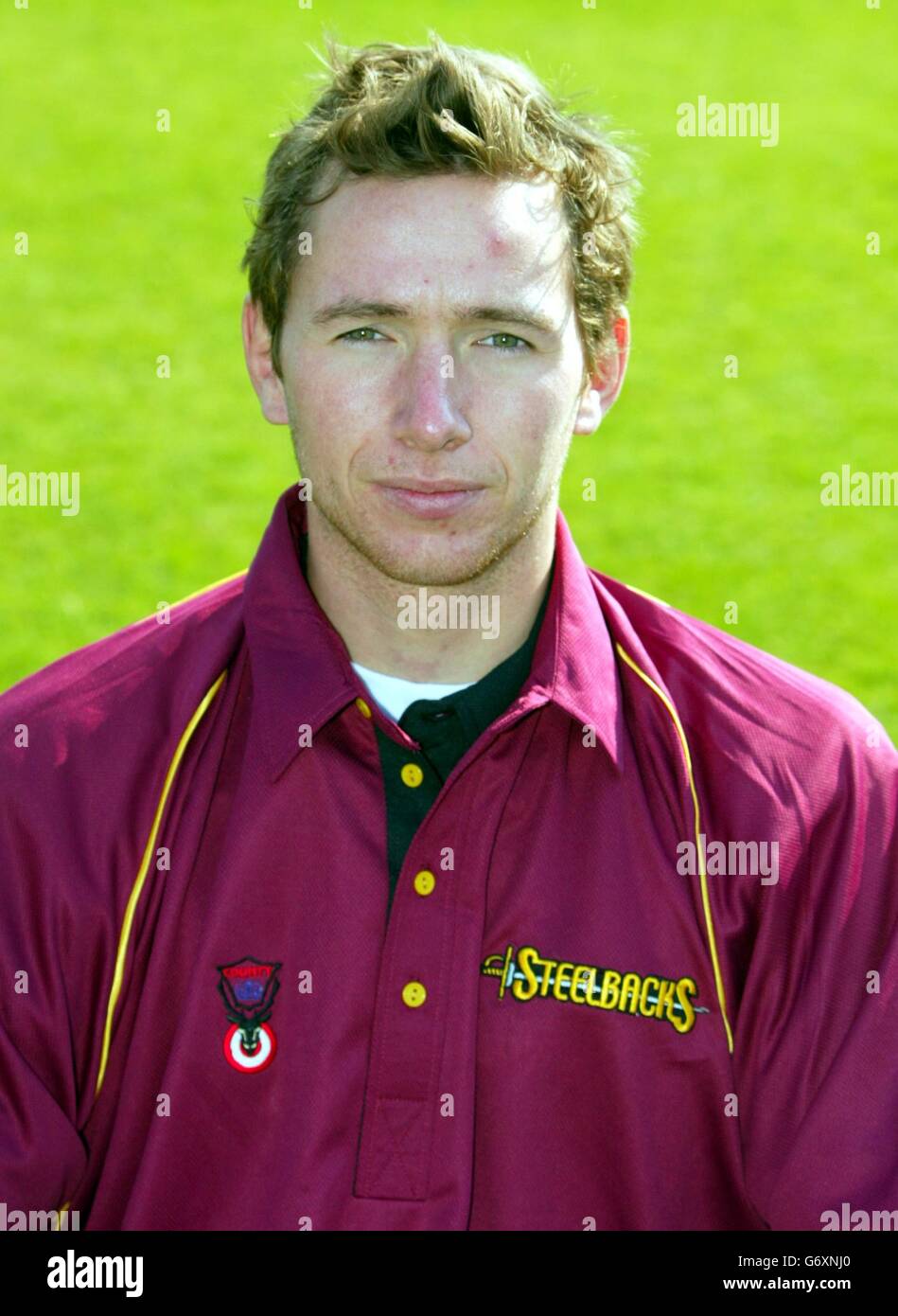 Robert White of Northampton County Cricket Club in the 20/20 kit for ...