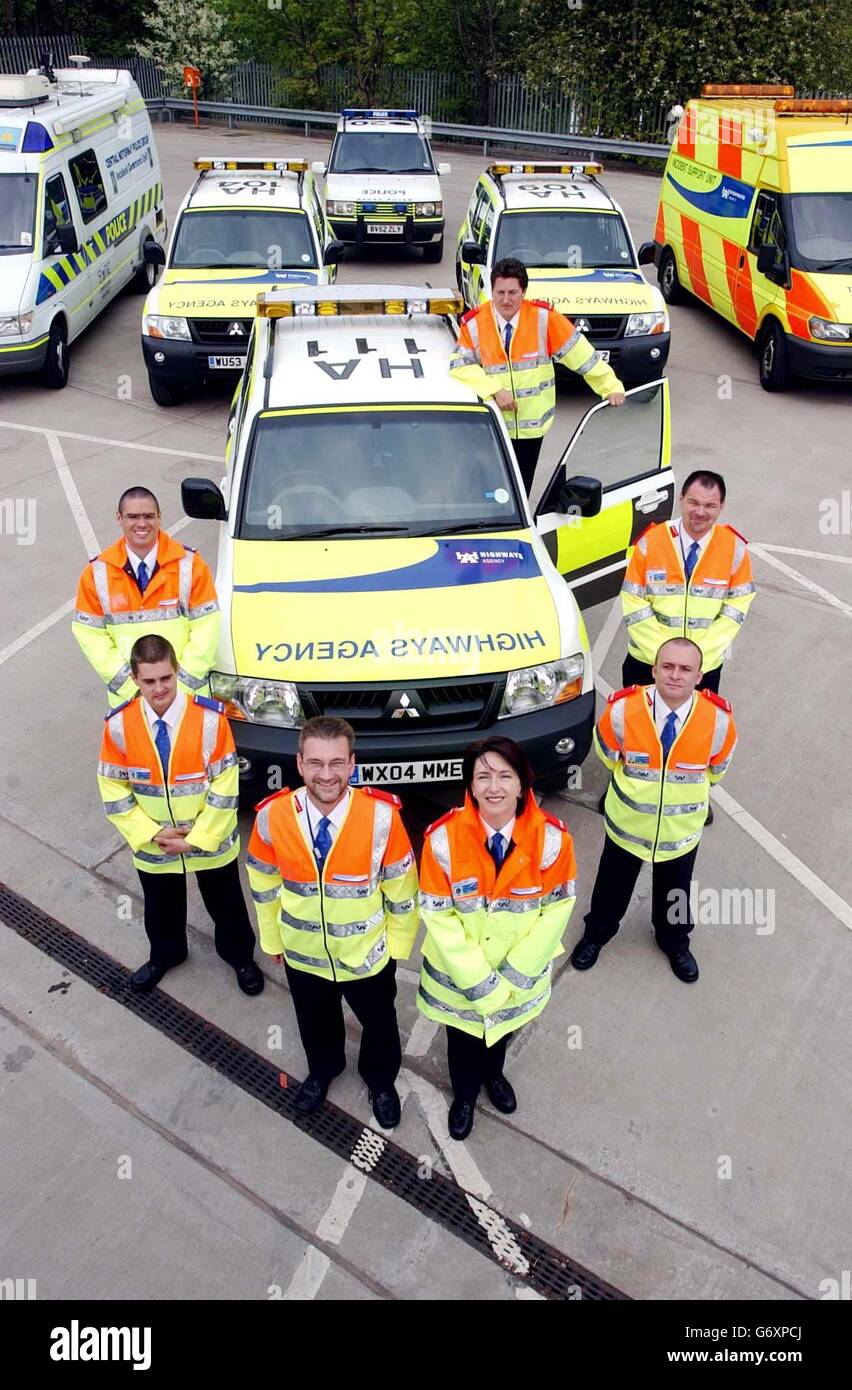 England's first civilian traffic officers at the West Midlands Regional ...