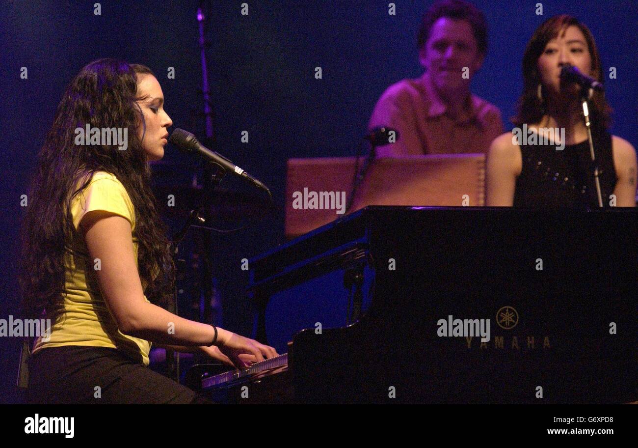 American singer Norah Jones performs on the stage at Carling Apollo ...