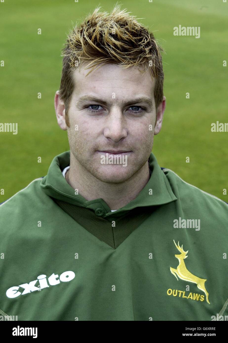 Richard Logan of Nottinghamshire County Cricket Club during a photocall ...