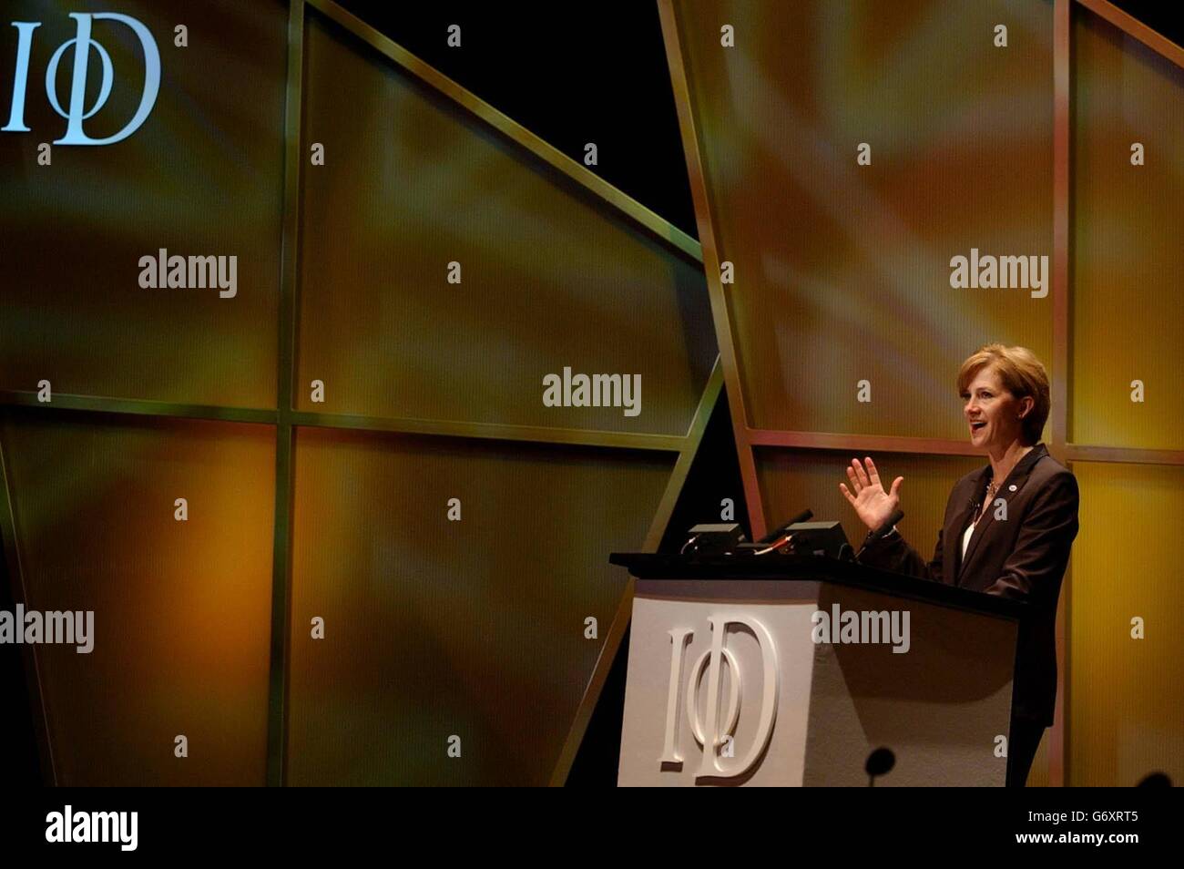 Barbara Cassani, Chairman of the London 2012 Olympic Bid, speaks at the ...