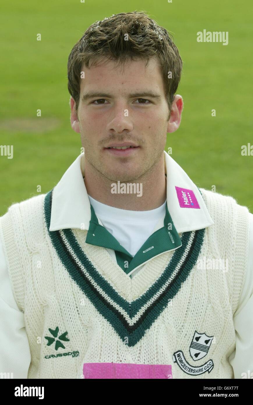 David Wigley of Worcestershire County Cricket Club during a photocall ...