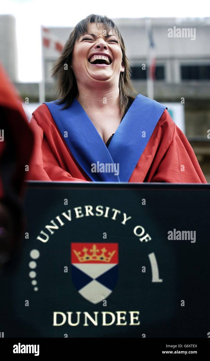 TV presenter Lorraine Kelly arrives to start her carriage ride through ...