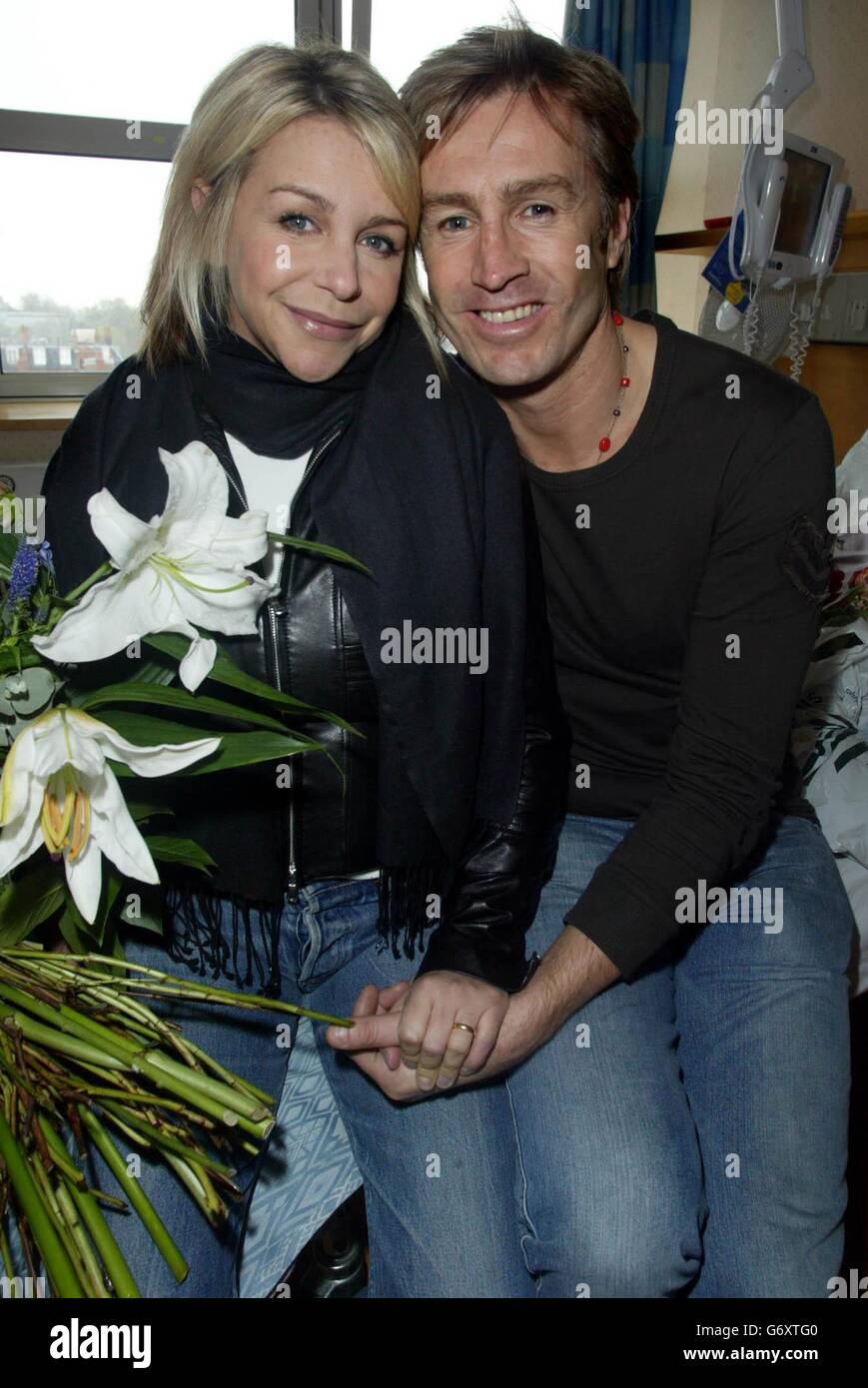 Actress leslie ash with her husband hi-res stock photography and images ...