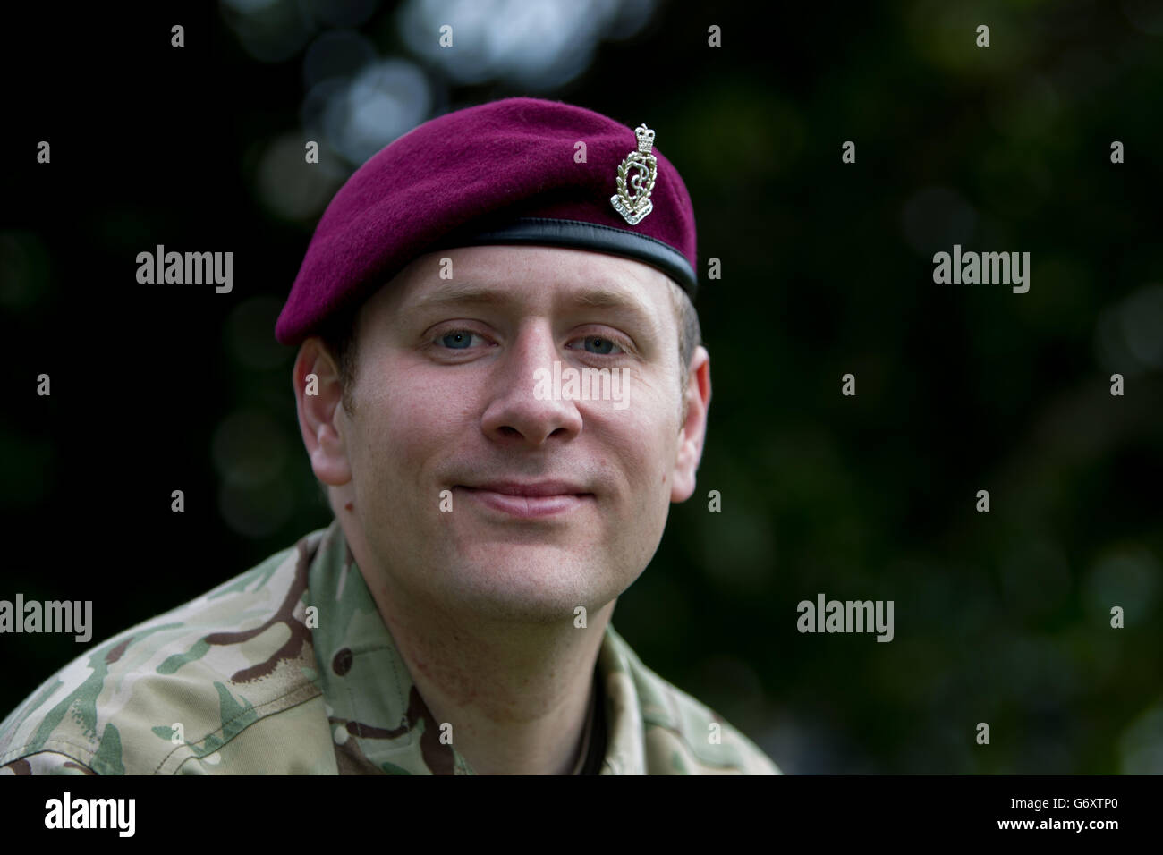 Corporal Aaron Rennie of the Royal Army Medical Corps who has received ...