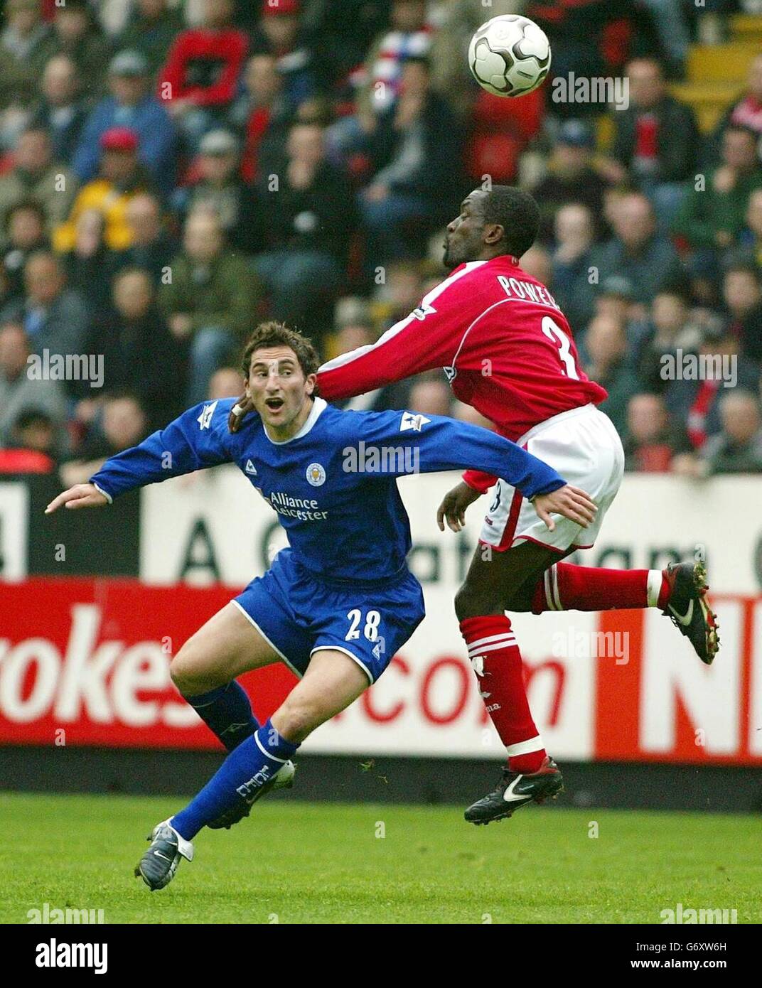 CHARLTON V LEICESTER Stock Photo - Alamy