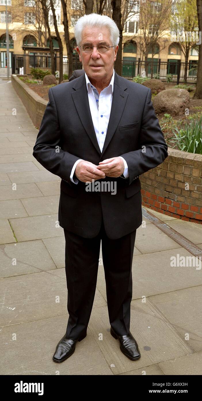 Publicist Max Clifford, 70, from Hersham in Surrey, arrives at ...