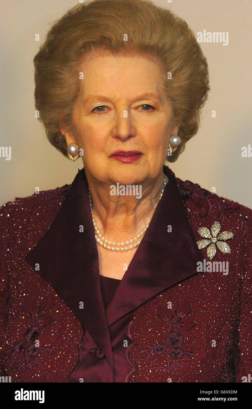 Baroness Thatcher 25th anniversary of her election Stock Photo - Alamy