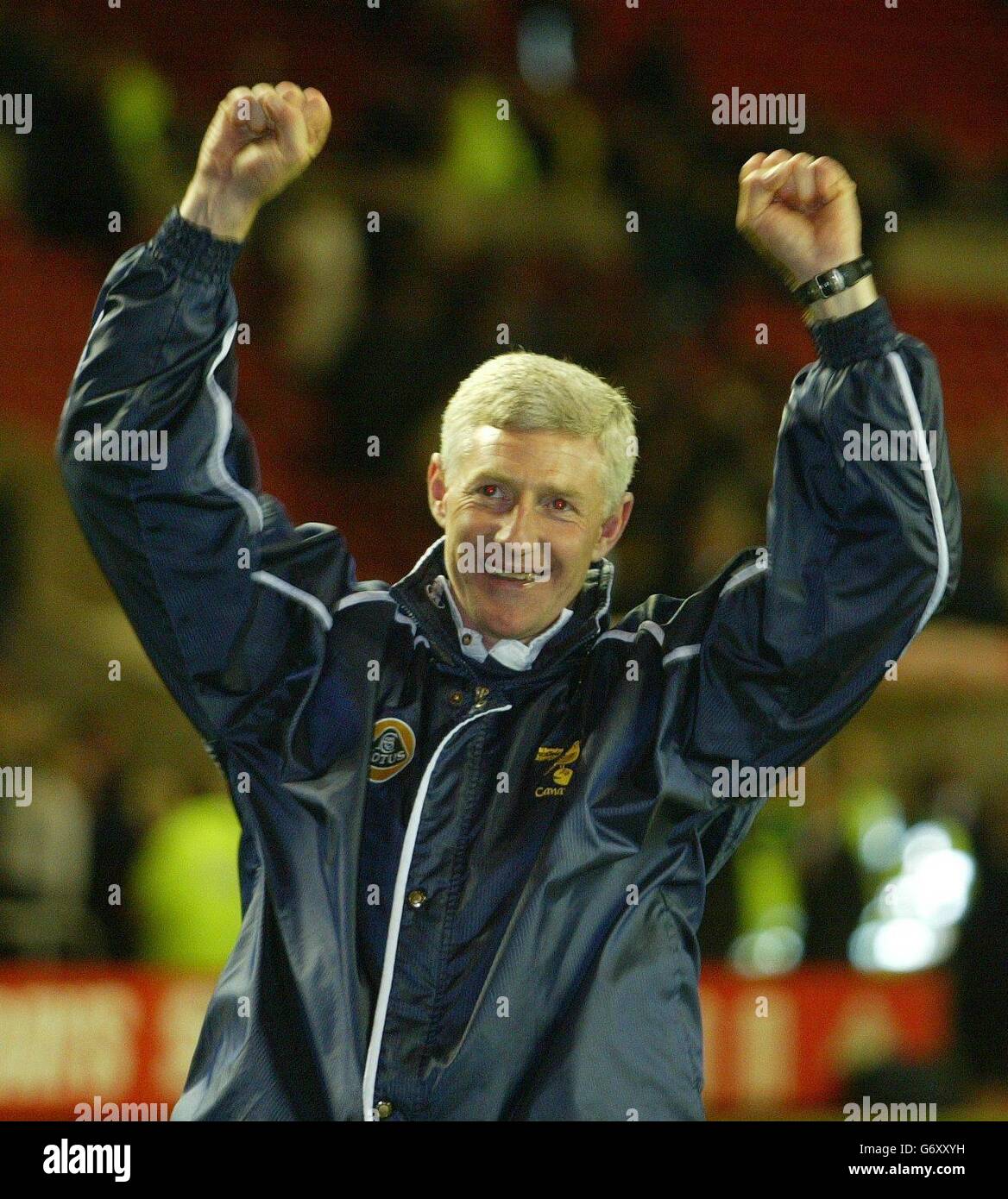 Norwich manager Nigel Worthington celebrates winning the Nationwide ...