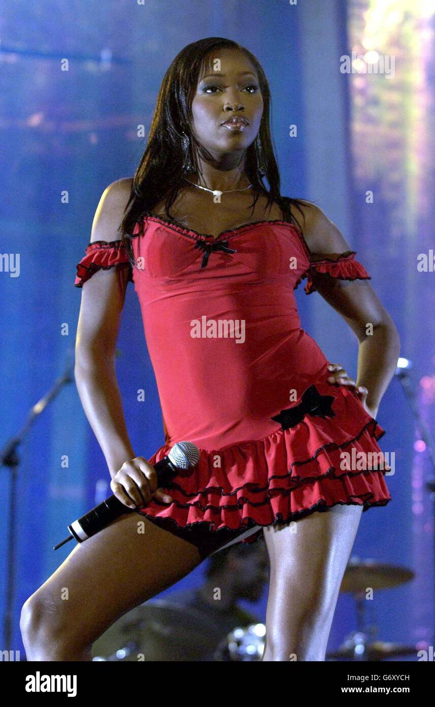 . Jamelia performing on the stage during the Prince's Trust Urban Music ...