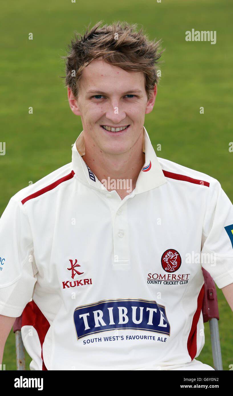Cricket - 2014 Somerset CCC Media Day - The County Ground Stock Photo ...