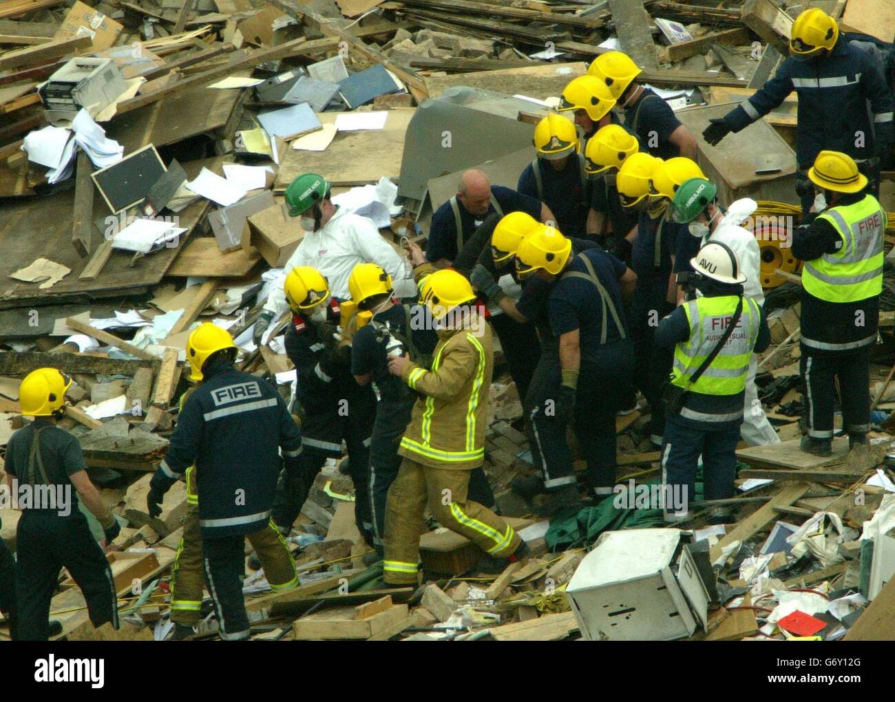 Factory Explosion - Glasgow Stock Photo - Alamy