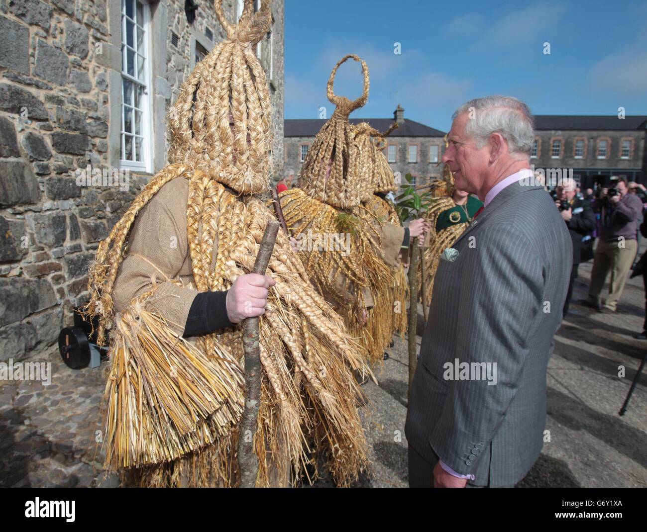 Prince Charles - Irish Mummers - Enniskillen Castle Museum Stock Photo ...