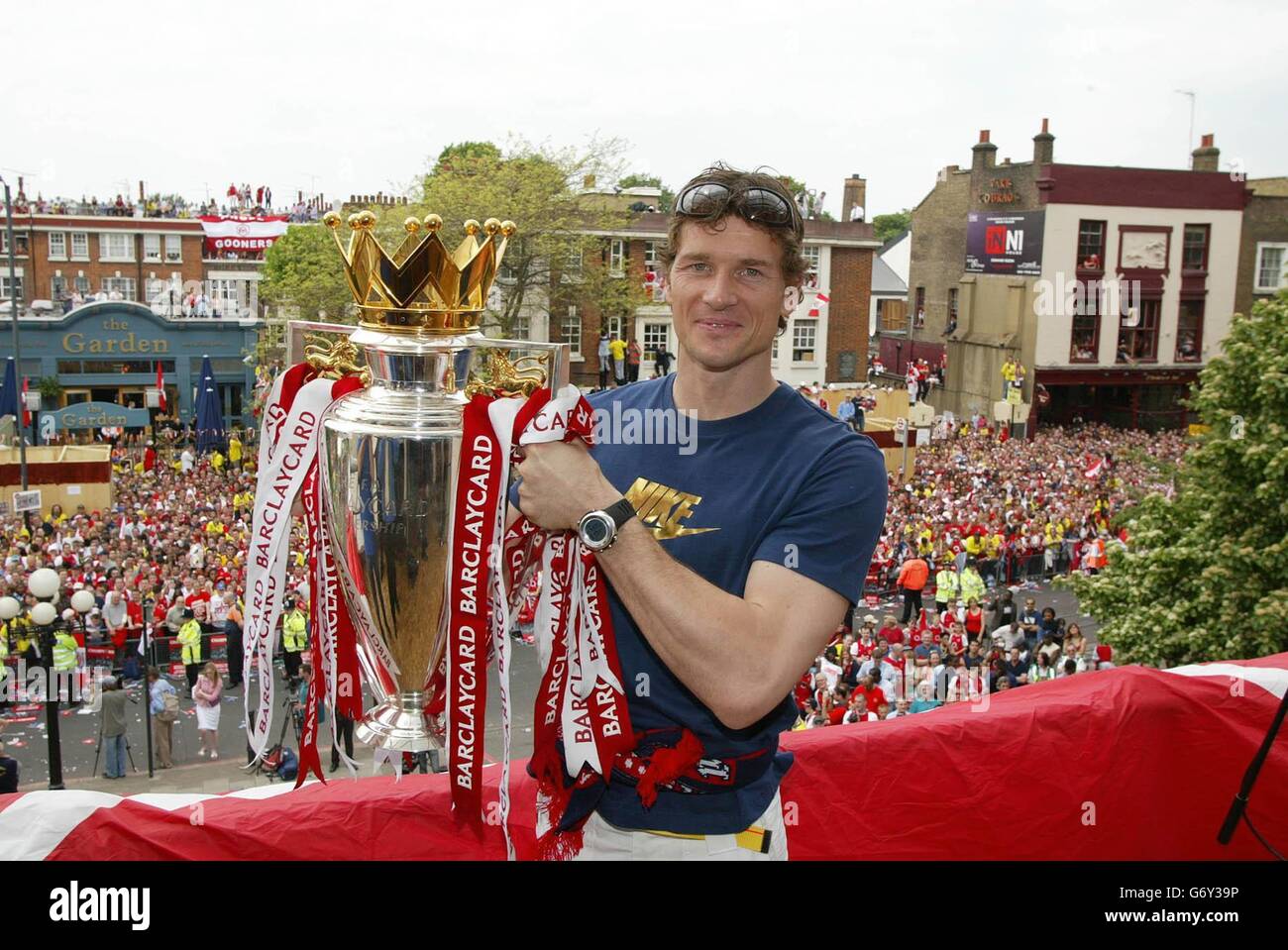 Arsenal victory parade Stock Photo - Alamy