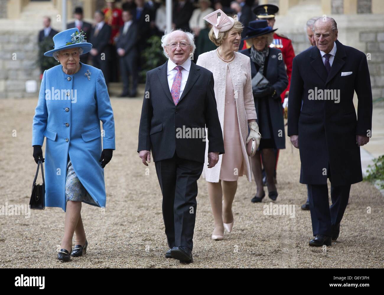 President Higgins state visit to Britain - Day Two Stock Photo - Alamy