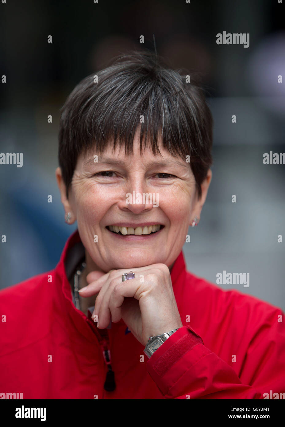 Smiles photocall bbc new broadcasting house plaza hi-res stock photography and images - Alamy
