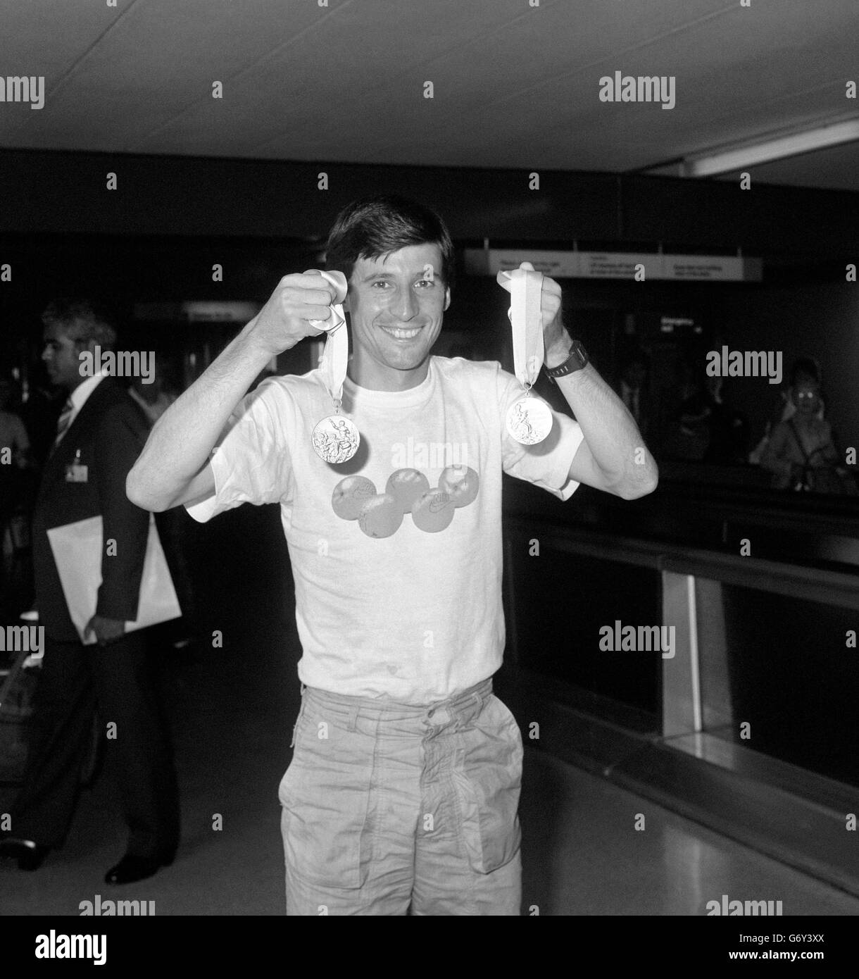 Seb coe olympic Black and White Stock Photos & Images - Alamy