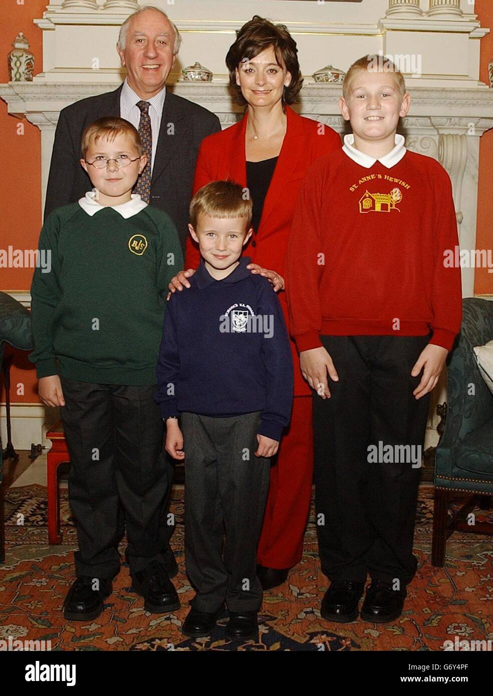 Politics children education cherie blair brian cotter mp hi-res stock ...