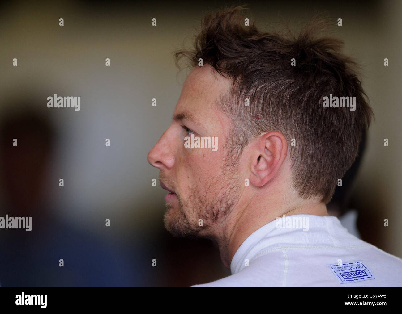 Great Britain's Jenson Button of McLaren Mercedes during practice for ...