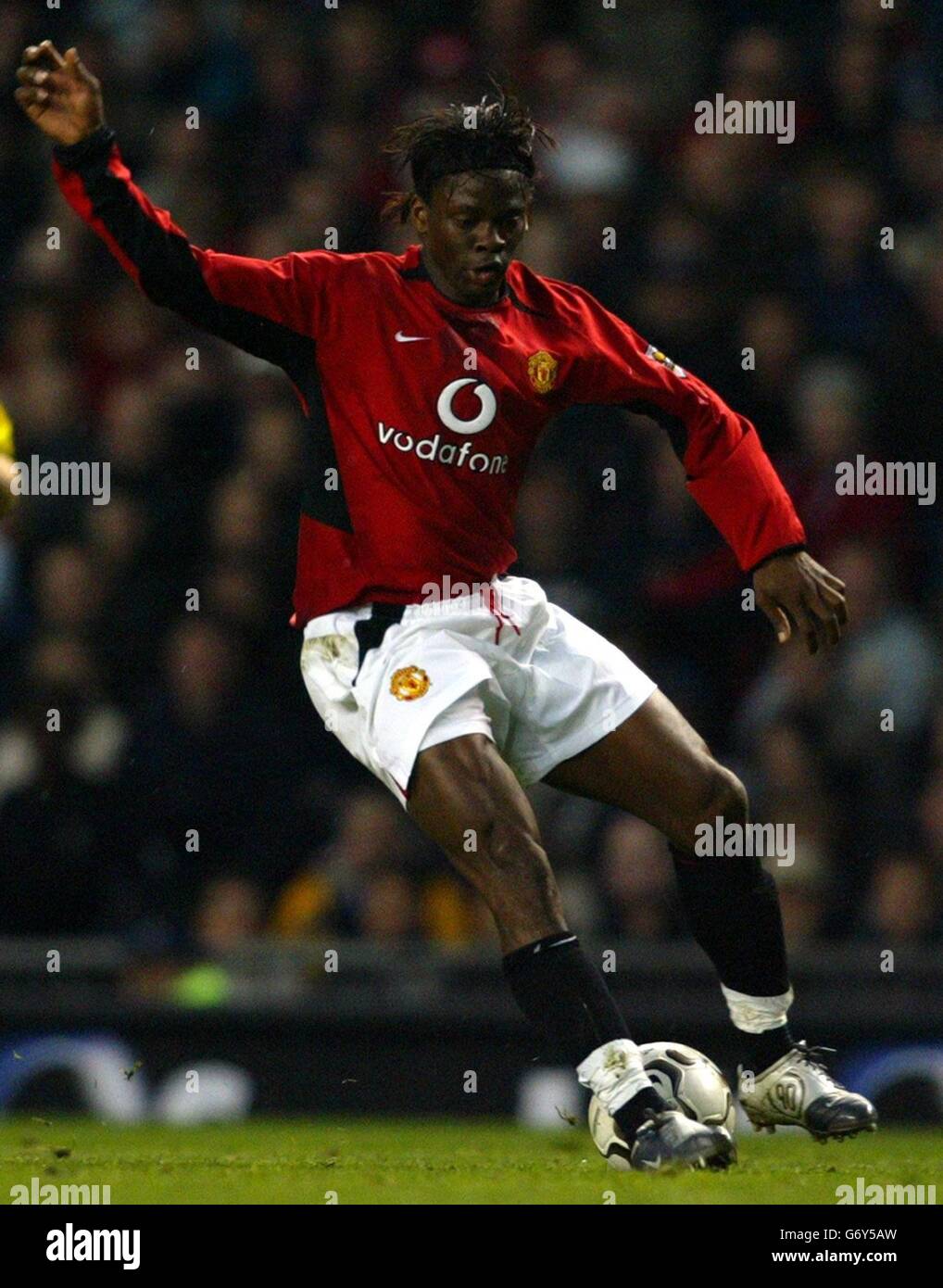Manchester United's Louis Saha in action, during the Barclaycard ...