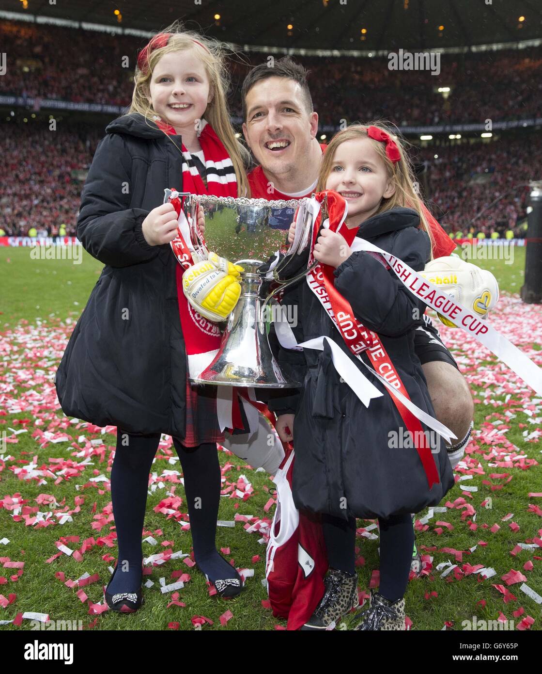 Aberdeens jamie langfield during the scottish cup hi-res stock ...