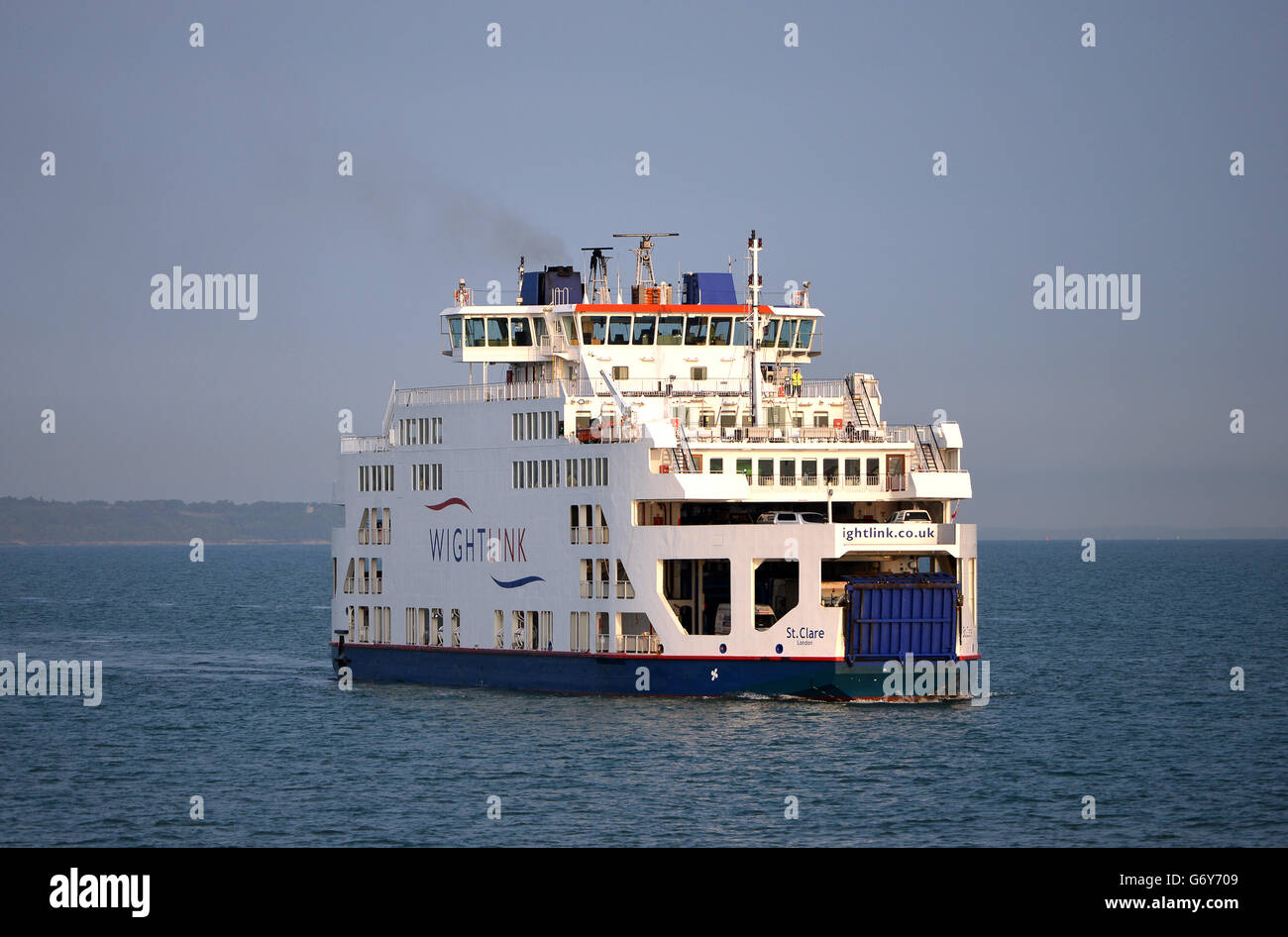 Isle of Wight ferry, St Clare Stock Photo - Alamy
