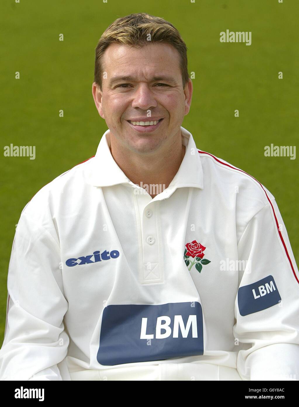 Lancashire Cricket Club - Stock Shots. Warren Hegg Stock Photo - Alamy
