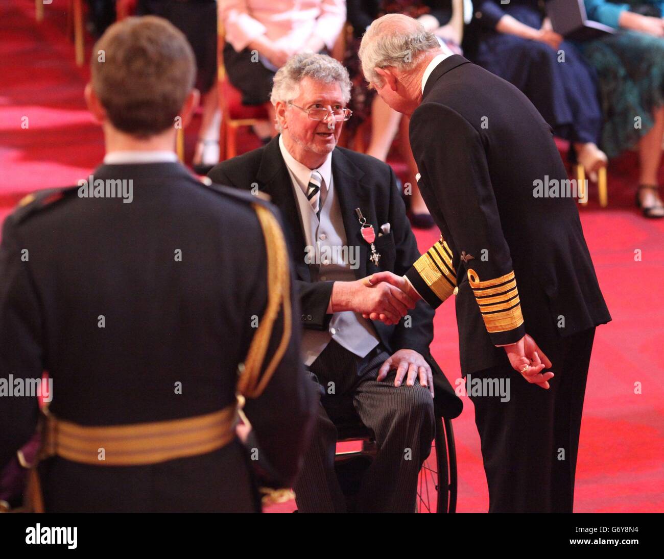 Brian Dickinson from Blackpool is made a Member of the Order of the ...