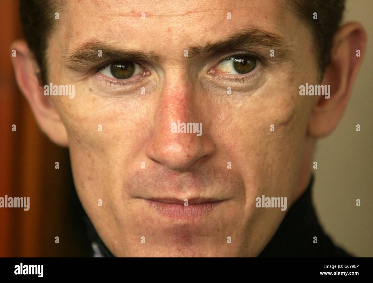 Tony McCoy talks to the media at Hereford, where he announced he was to ...