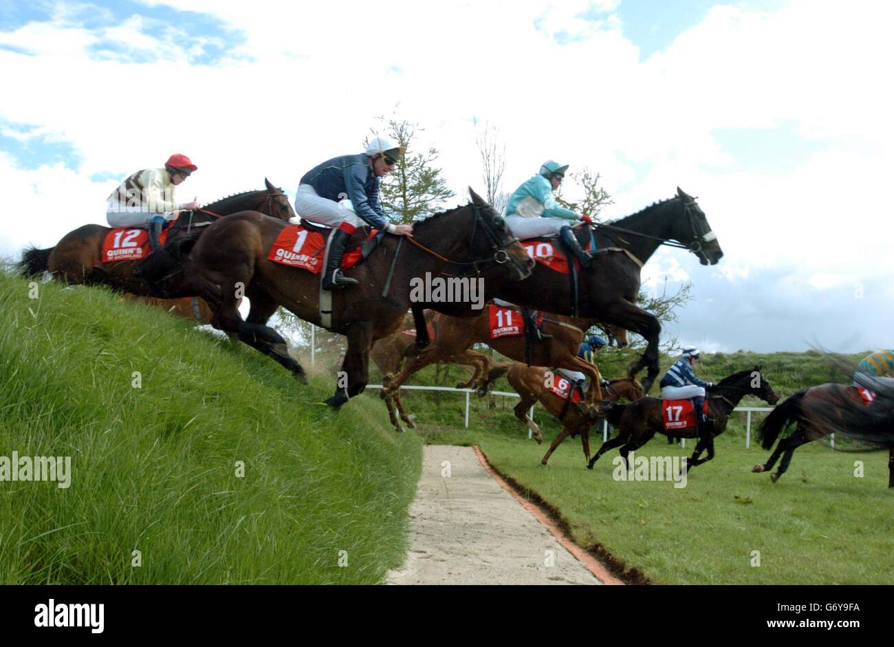 RACING David Russell Punchestown Stock Photo - Alamy