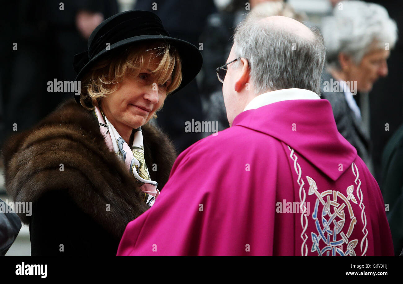 Lord Ballyedmond funeral Stock Photo - Alamy
