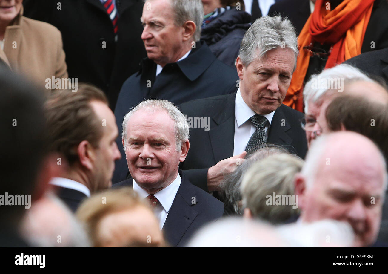 Lord Ballyedmond funeral Stock Photo - Alamy