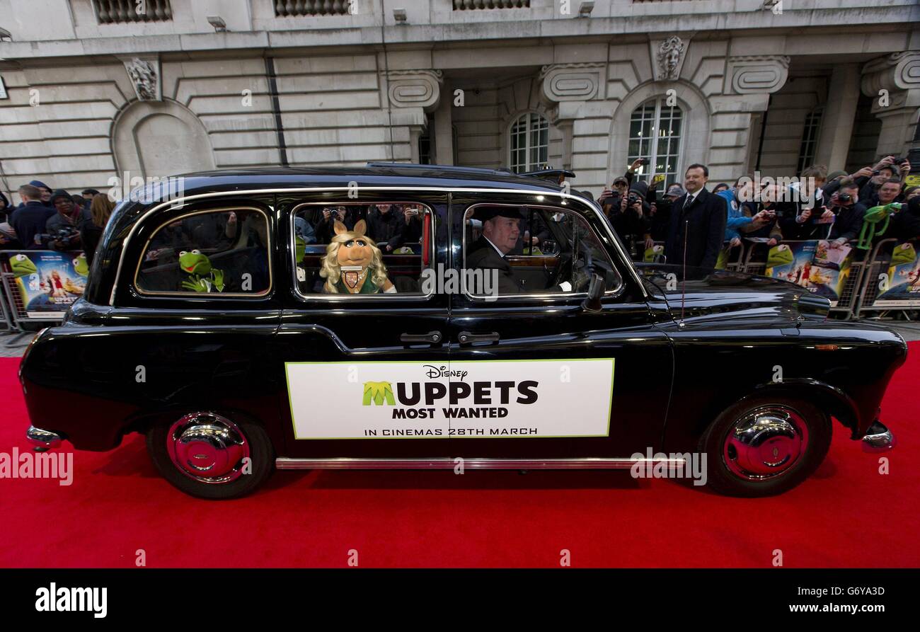 Muppets Most Wanted Premiere - London Stock Photo - Alamy