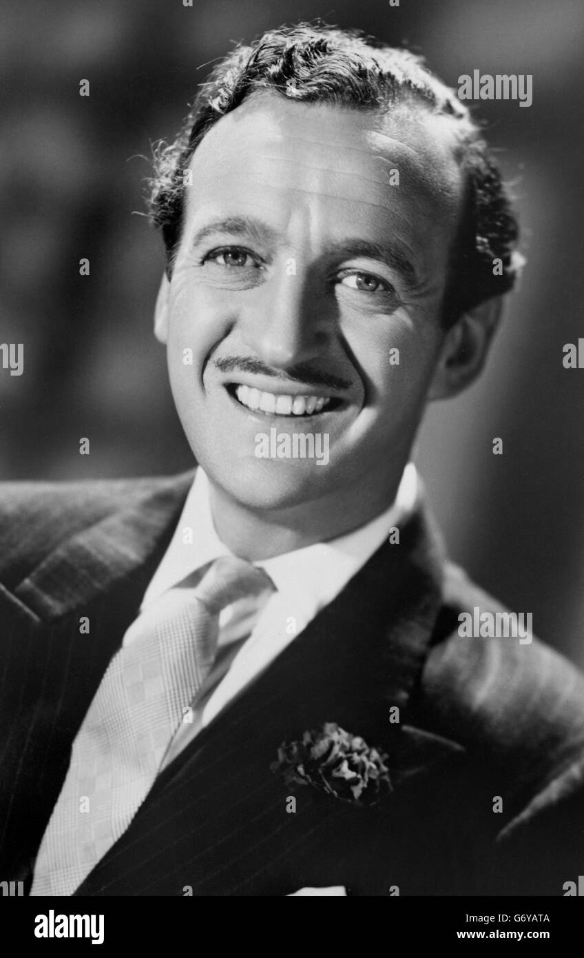 Entertainment - David Niven Stock Photo - Alamy