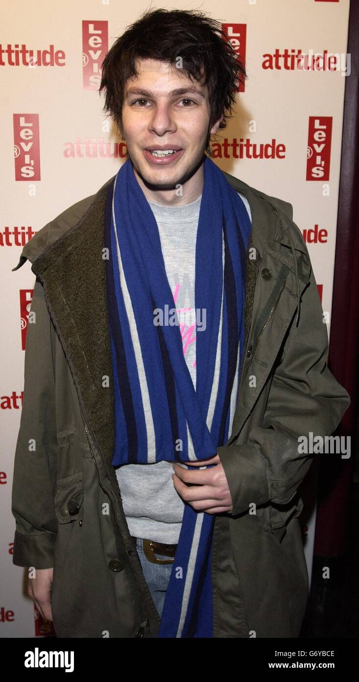 PopWorld's Simon Amstell arrives for Attitude Magazine's 10th Birthday ...