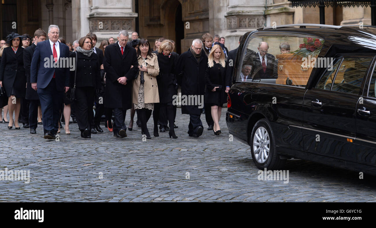 Stephen Benn (far left), Hilary Benn (third left) and Melissa Benn ...